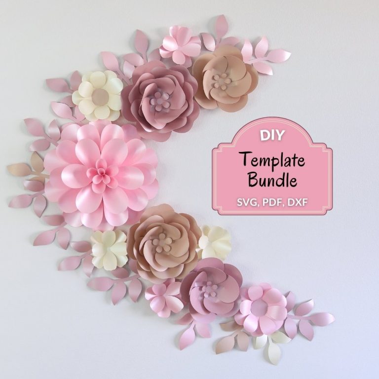 Paper Flower Backdrop DIY Kit - FancyBloom