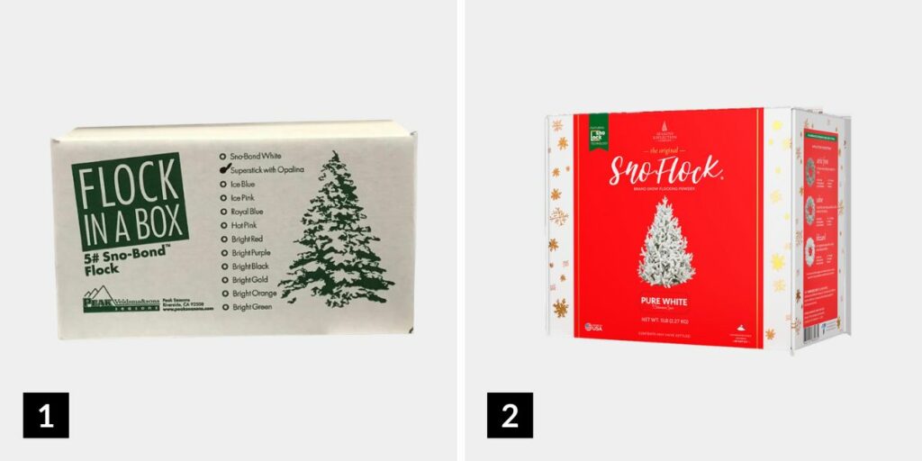 How To Flock A Christmas Tree DIY (the Right Way!) - FancyBloom ...