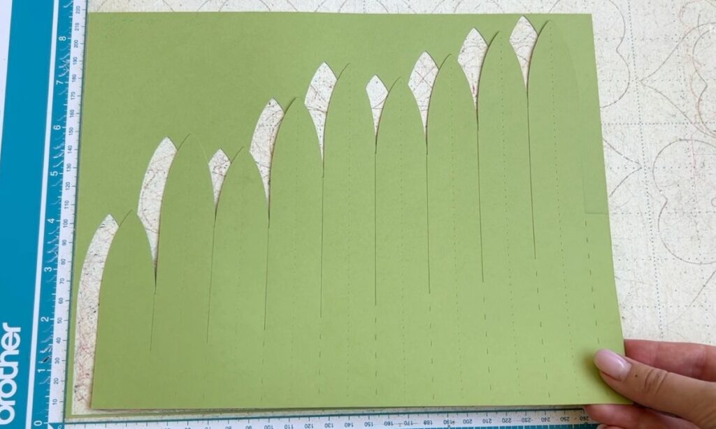 How To Make Paper Palm Leaves DIY (+ FREE Template) - FancyBloom ...